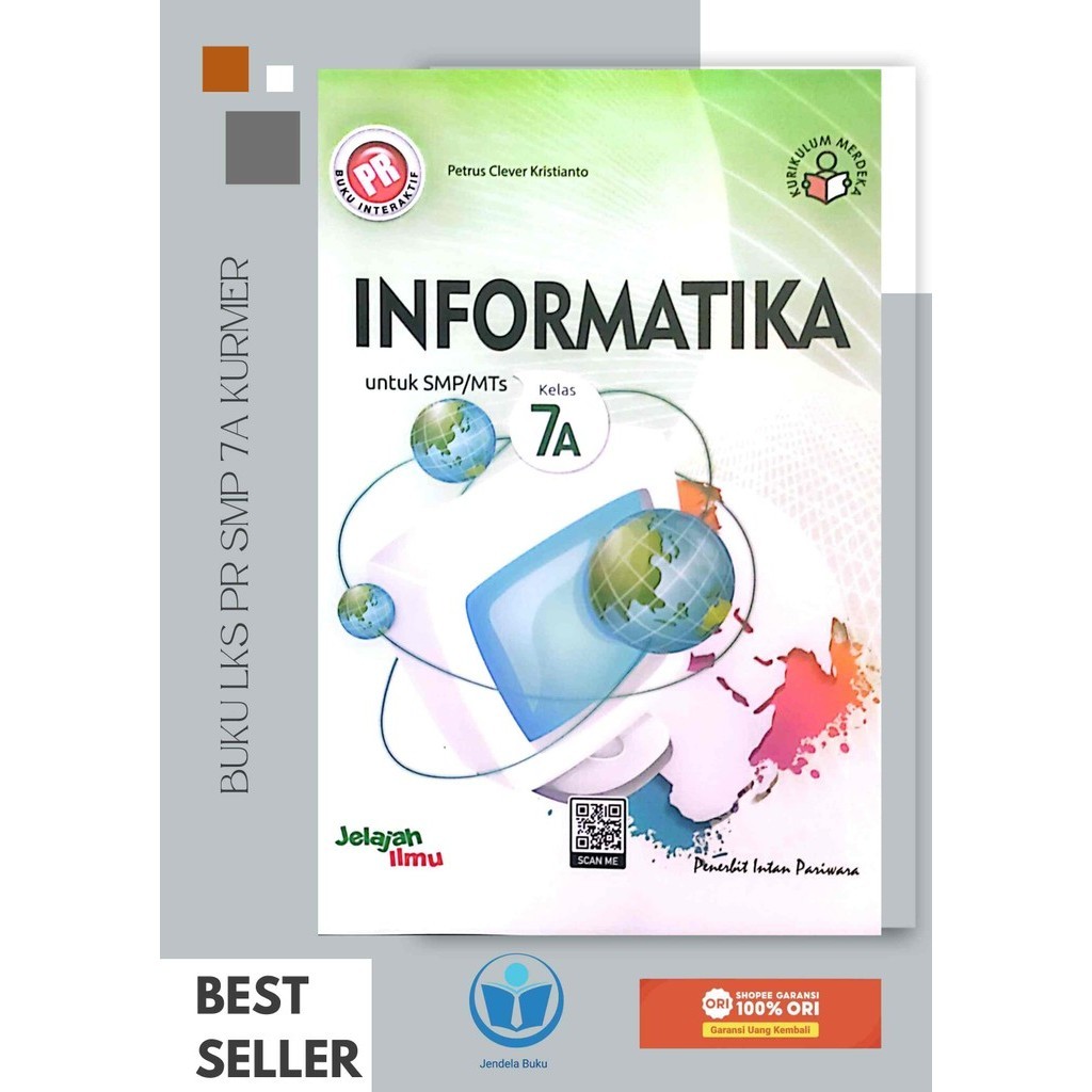 Jual Buku Pr/Lks Informatika Kelas 7 SMP/MTS Semester 1 Kurikulum Merdeka Intan pariwara Tahun ...