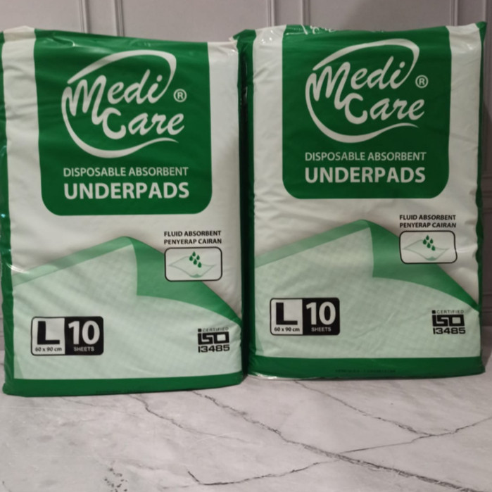 Jual MEDICARE UNDERPAD 60x90 PERLAK BAYI TATAKAN OMPOL ISI 10 PRODUKSI SENSI | Shopee Indonesia