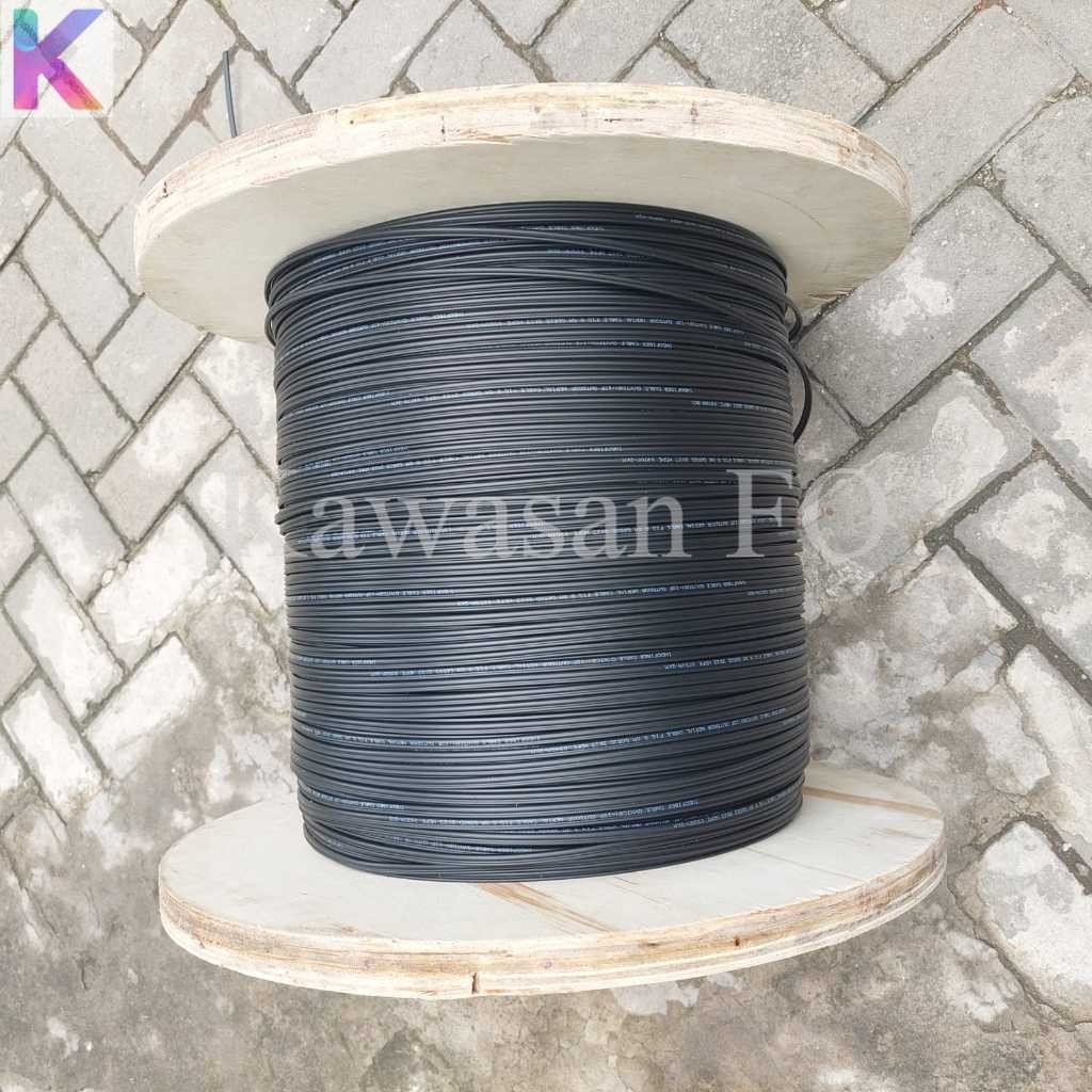 Jual KU Mini 4 Core Fig 8 G652D /Kabel FO Bulat 4 Core Fig8 1000M ...