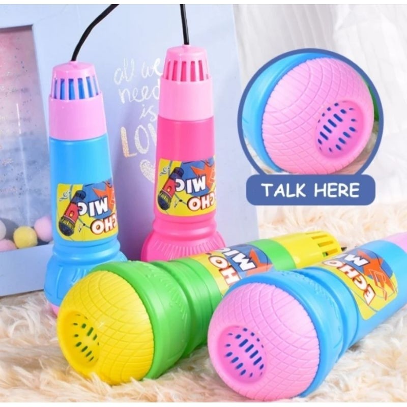 Jual [station] Mainan Edukasi Anak Mic Gema Tanpa Baterai Bahan Plastik ...