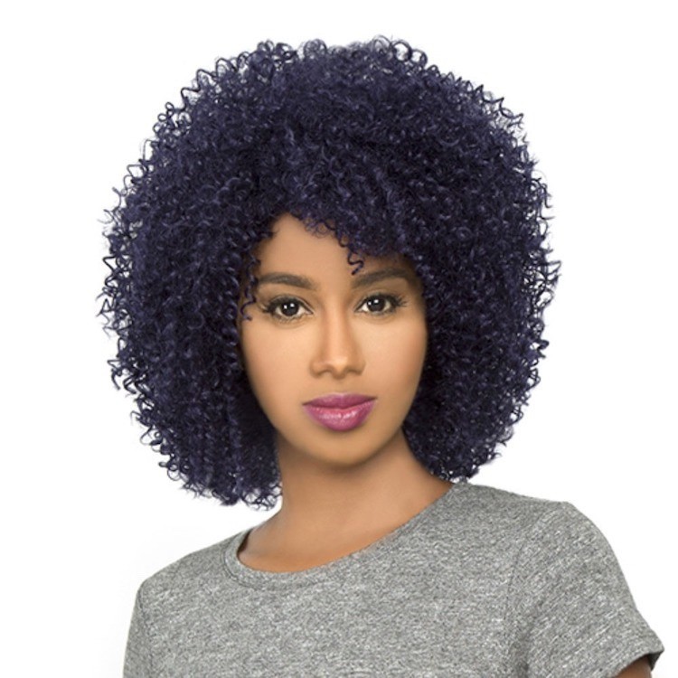 Jual Wig Afro Keriting Pendek Gaya Afro Mode Sintetis | Shopee Indonesia