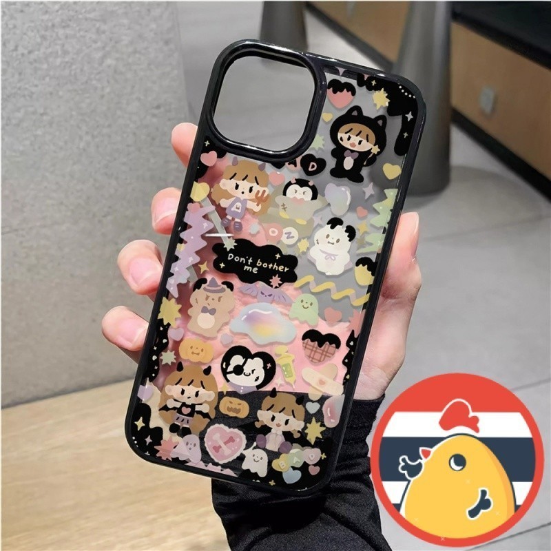 Jual Doodle boneka kartun yang lucu transparan soft Case HP Redmi 12 ...