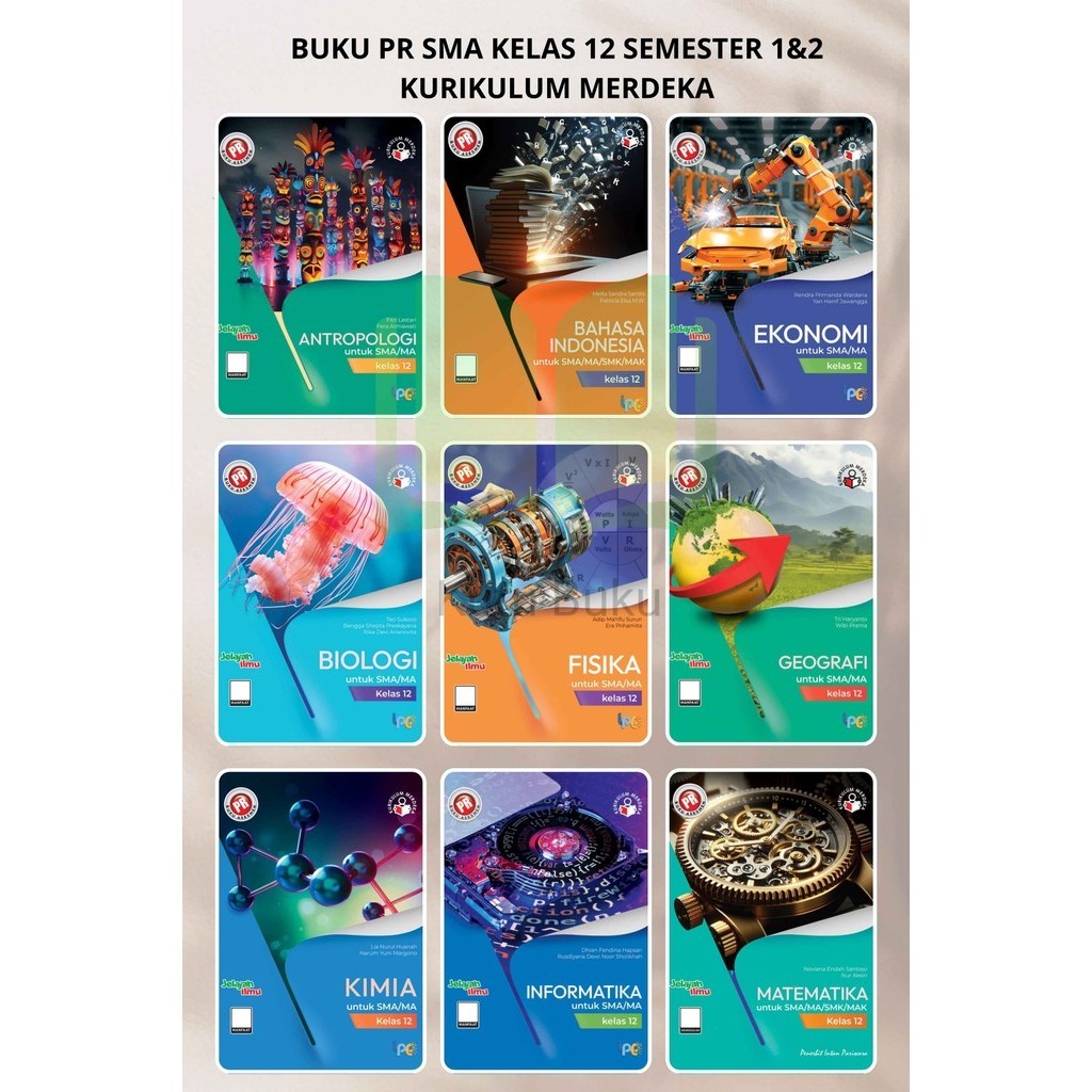 Jual BUKU PR/LKS SMA/MA KURMER KELAS 10 11 12 KURIKULUM MERDEKA SEMESTER 1&2 INTAN PARIWARA ...
