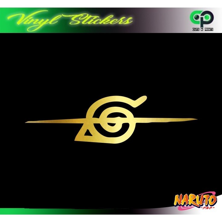 Jual Konoha Logo (Rogue Ninja Logo) Naruto / Boruto Vinyl Sticker (For ...