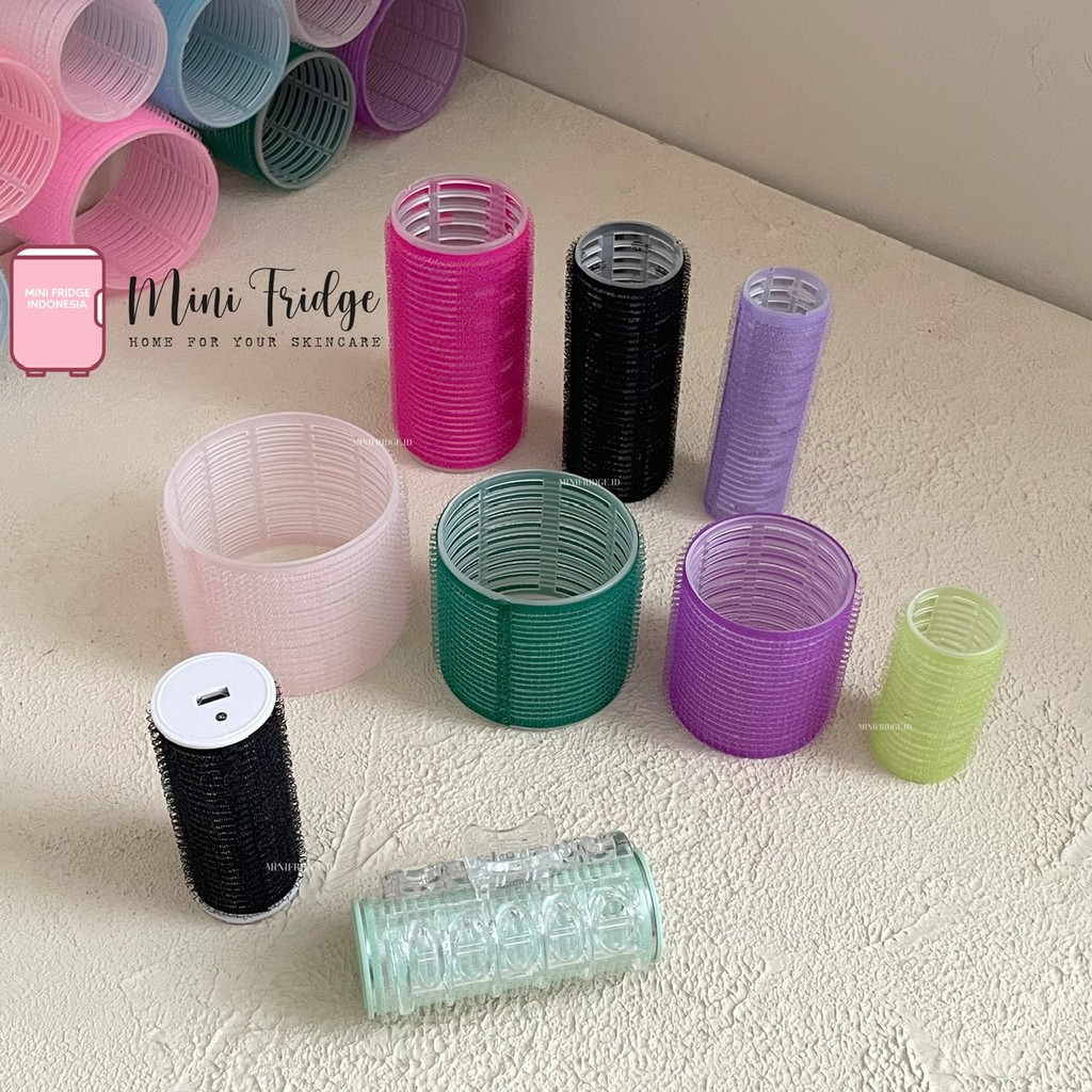 Jual [MINIFRIDGE] HEATED Hair Rollers Roll Rambut Gulung Tempel Poni ...