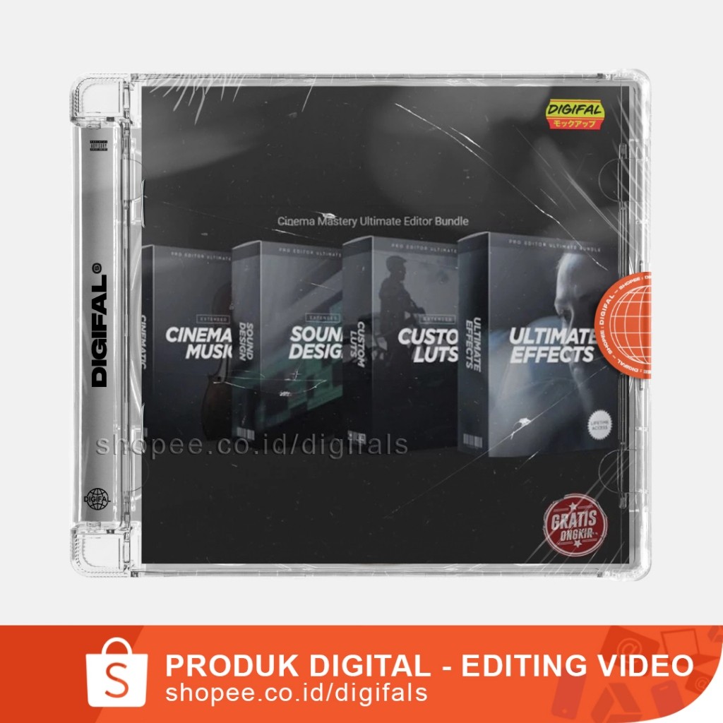 Jual CINEMA MASTERY - ULTIMATE EDITOR BUNDLE - For Capcut, Premiere Pro, After Effects, Filmora ...