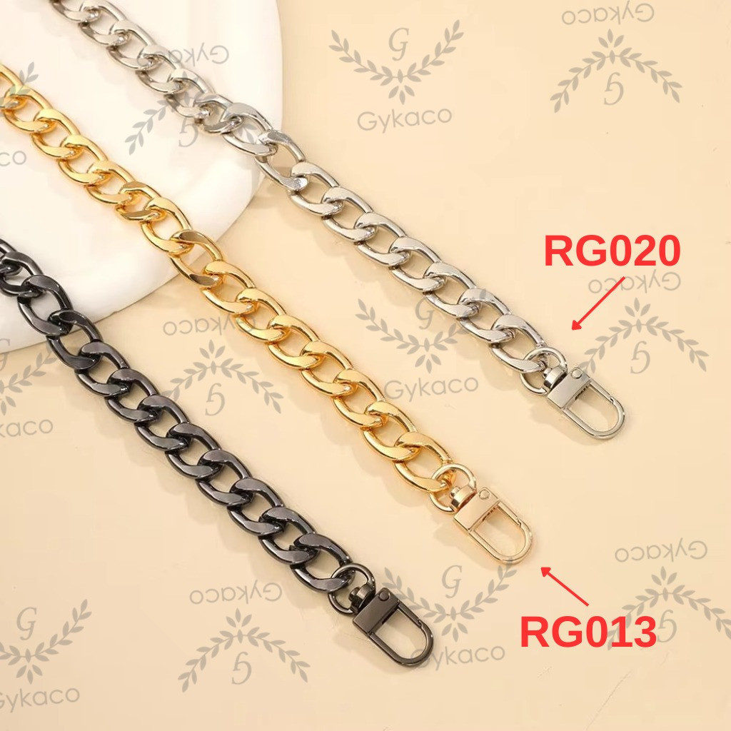 Jual Accesories Tas Rante Tas NEKEL - TEBAL PREMIUM R020 / RG020 (Rantai + Gaitan) - (IMPORT ...