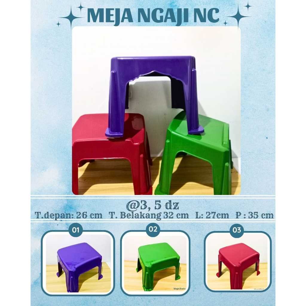 Jual MEJA NGAJI NC/MEJA SEMBAYANG/KURSI NGAJI/KURSI SEMBAYANG WARNA ...