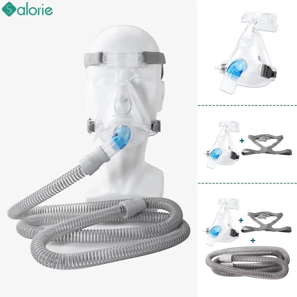 Jual PREORDER Adjustable CPAP Full Face Mask Respirator Ventilator ...