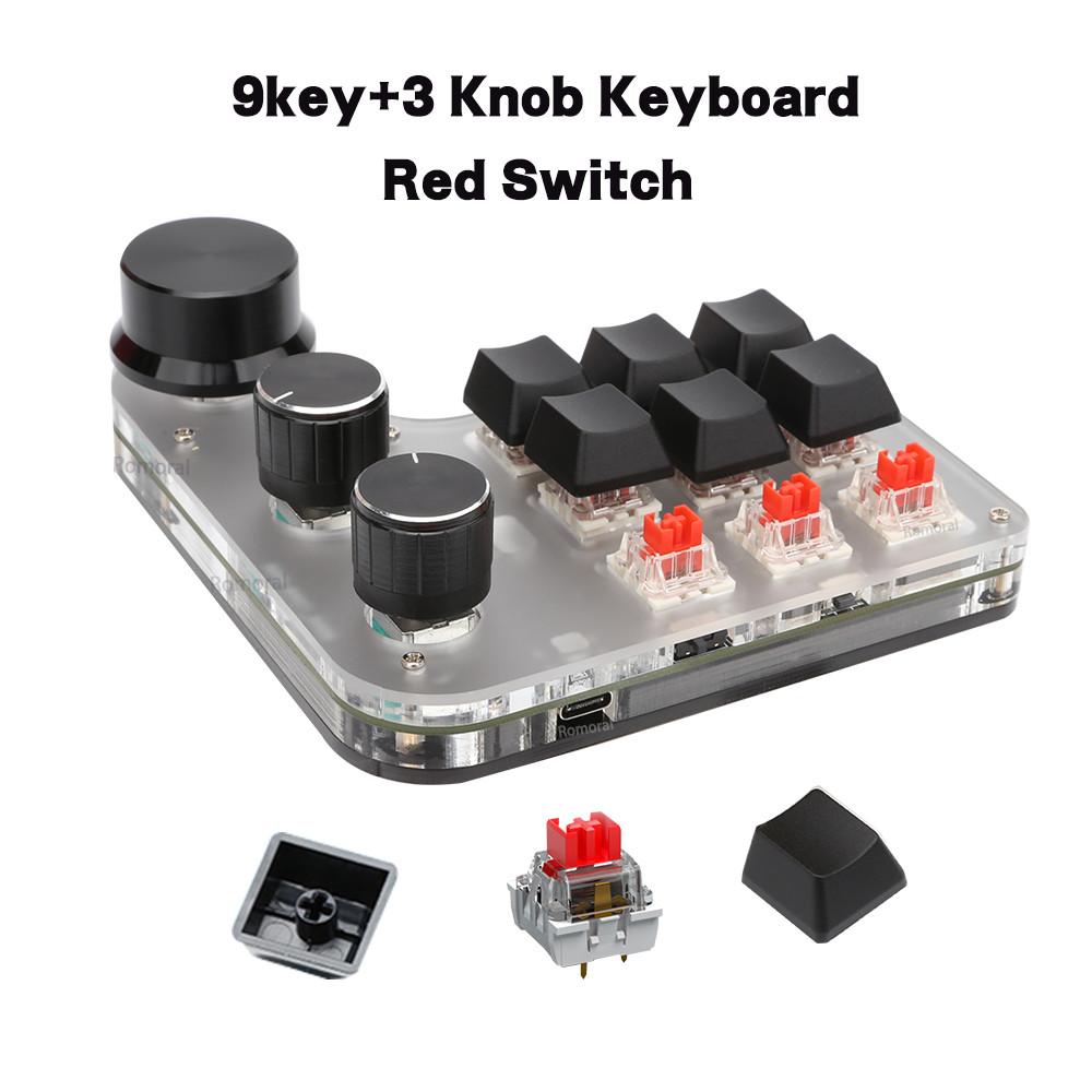 Jual Programming Macro Keyboard 2.4G Receiver USB Mini Program Game Photoshop Hotswap Backlit ...