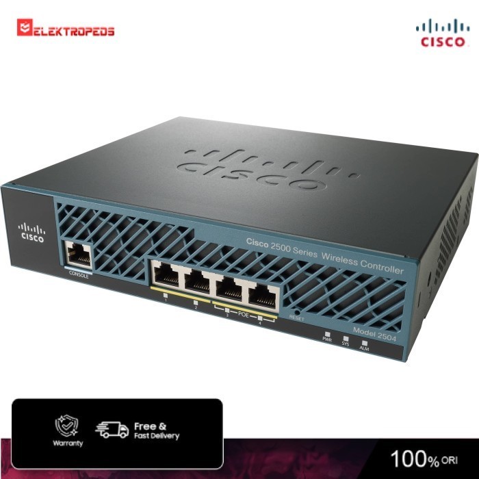 Jual Cisco AIR-CT2504-5-K9 Wireless Controller with 5 AP License ...