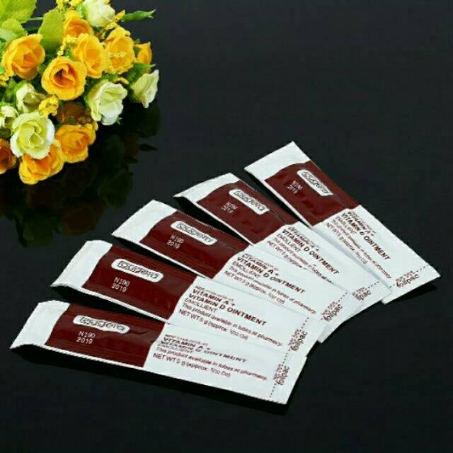 Jual FOUGERA VITAMIN A/D OINTMENT (AFTER CARE CREAM 50 PCS) | Shopee ...