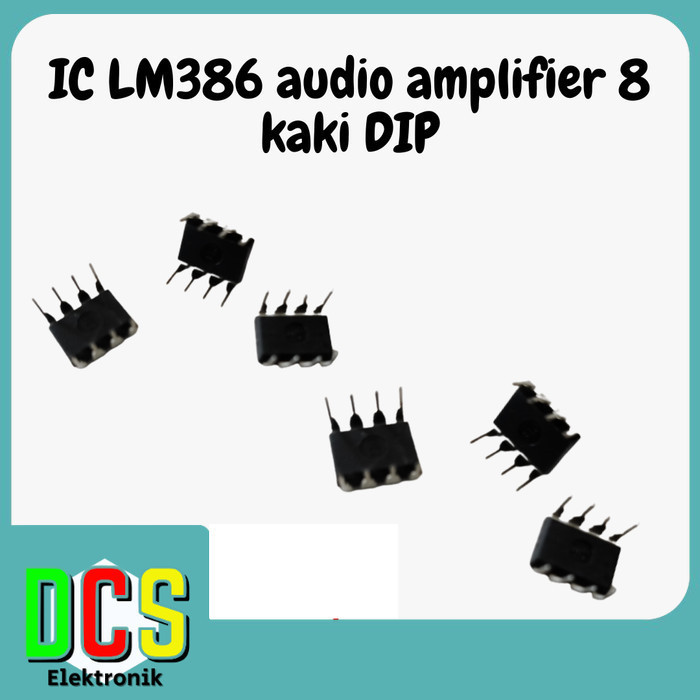 Jual IC LM386 audio amplifier 8 kaki DIP | Shopee Indonesia