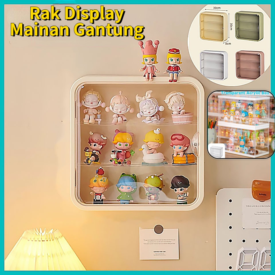 Jual Rak Display Mainan Gantung / Kotak Buta Display Box / Rak Pajangan ...