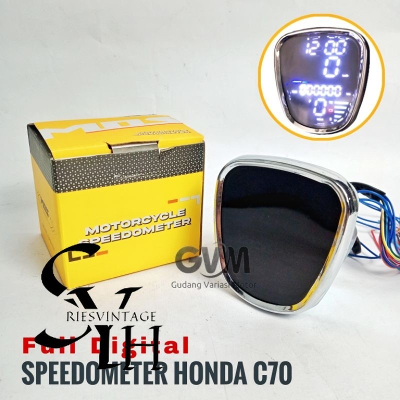 Jual Speedometer Digital Led C70 Spido Honda C 70 C50 C90 MOS barang ...