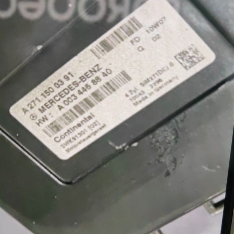 Jual ECU ENGINE M271 CGI W204 C CLASS W212 E CLASS MERCEDES BENZ ...