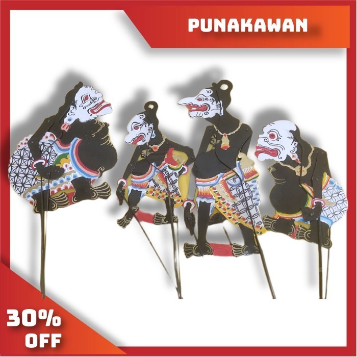 Jual wayang kulit bahan duplex punakawan | Shopee Indonesia