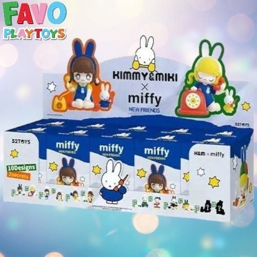 Jual 52TOYS Kimmy & Miki x Miffy New Friends Series - FULL SET 10 PCS ...