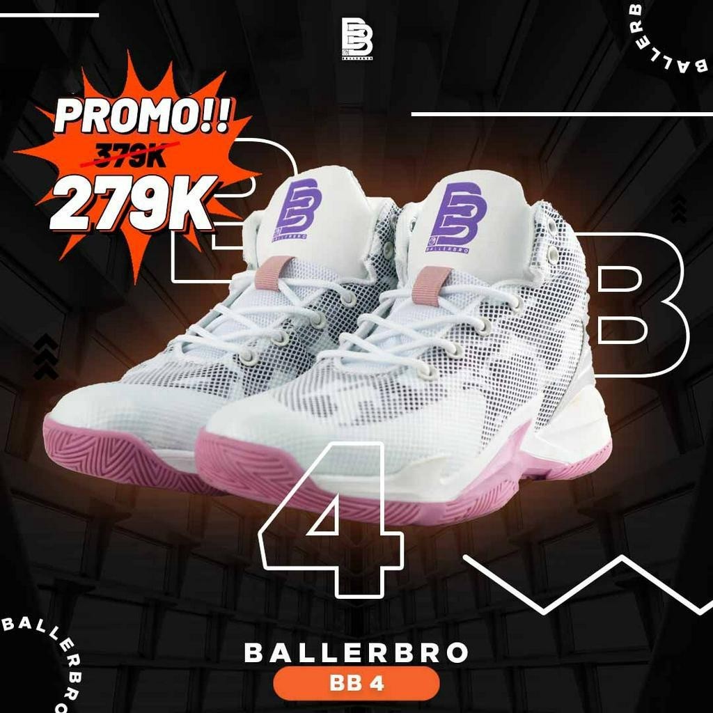 Jual promo cuci gudang!! TERLARIS!! Sepatu basket Ballerbro BB4 First ...