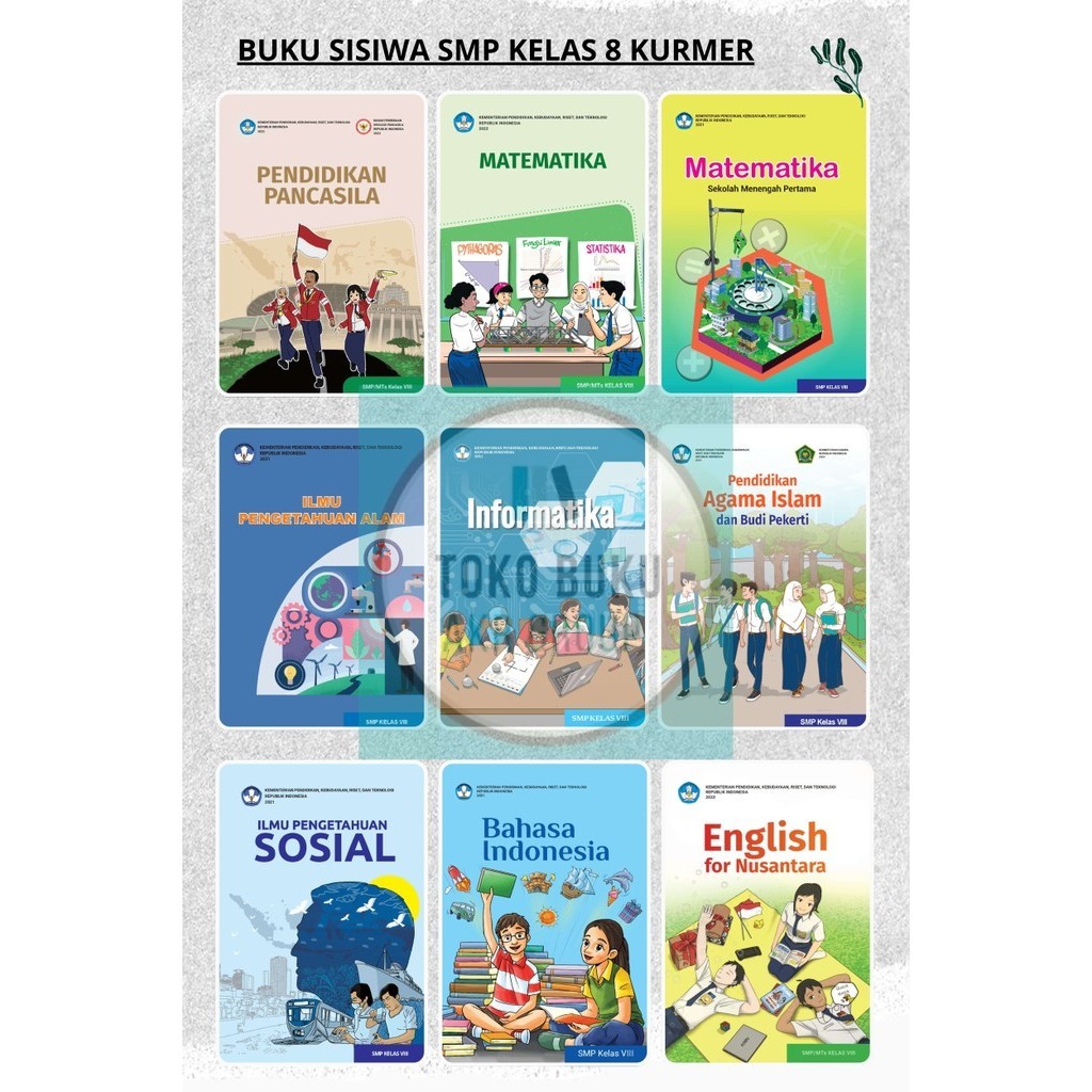 Jual Buku Paket Kurmer Siswa Kelas 8/VIII SMP/MTS Kurikulum Merdeka Kemendikbud Tahun 2024 ...