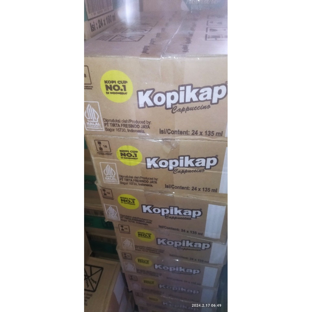 Jual Kopikap minuman kopi 1dus 24cup | Shopee Indonesia