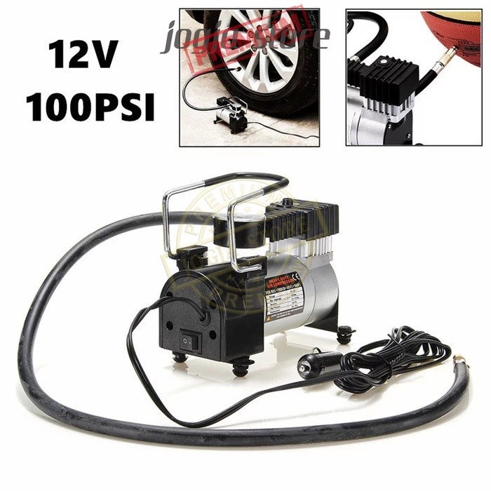Jual Kompresor Angin / Mini Air Compressor Real 100 PSI Pompa Ban ...