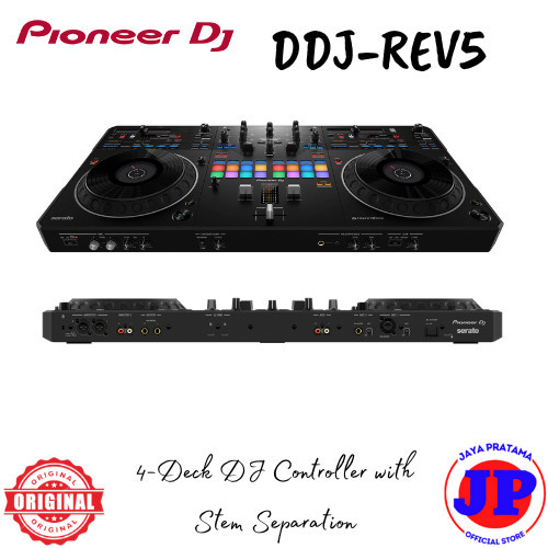Jual Pioneer DJ DDJ-REV5 4-Deck DJ Controller with Stem Separation REV ...