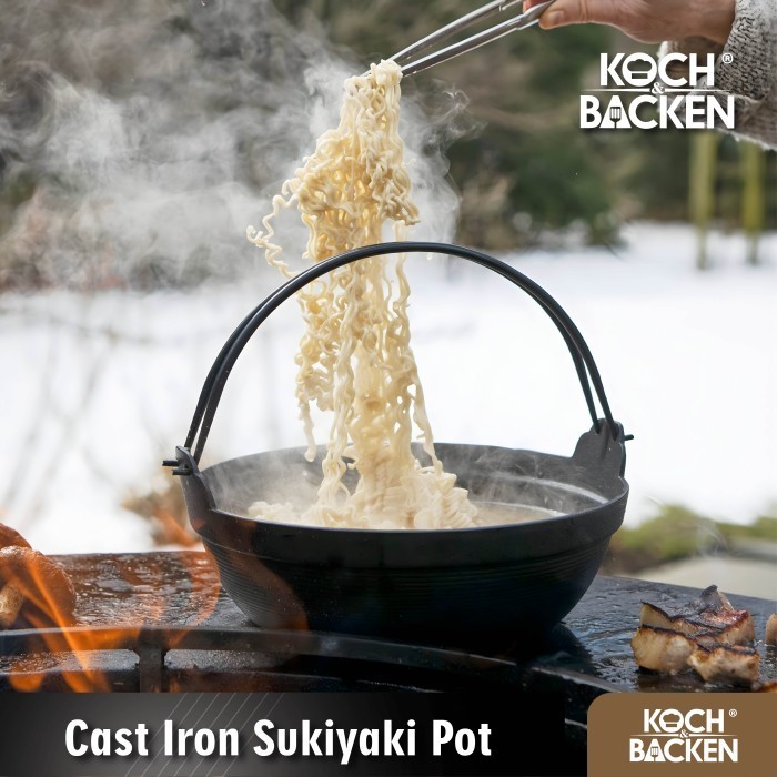 Jual KOCH&BACKEN Cast Iron HotPot + Wooden Lid Series-Panci Shabu ...