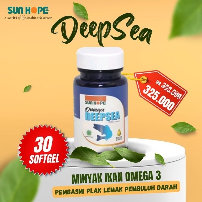 Jual SUPLEMEN - OMEGA 3 DEEPSEA - 100% ORIGINAL | Shopee Indonesia