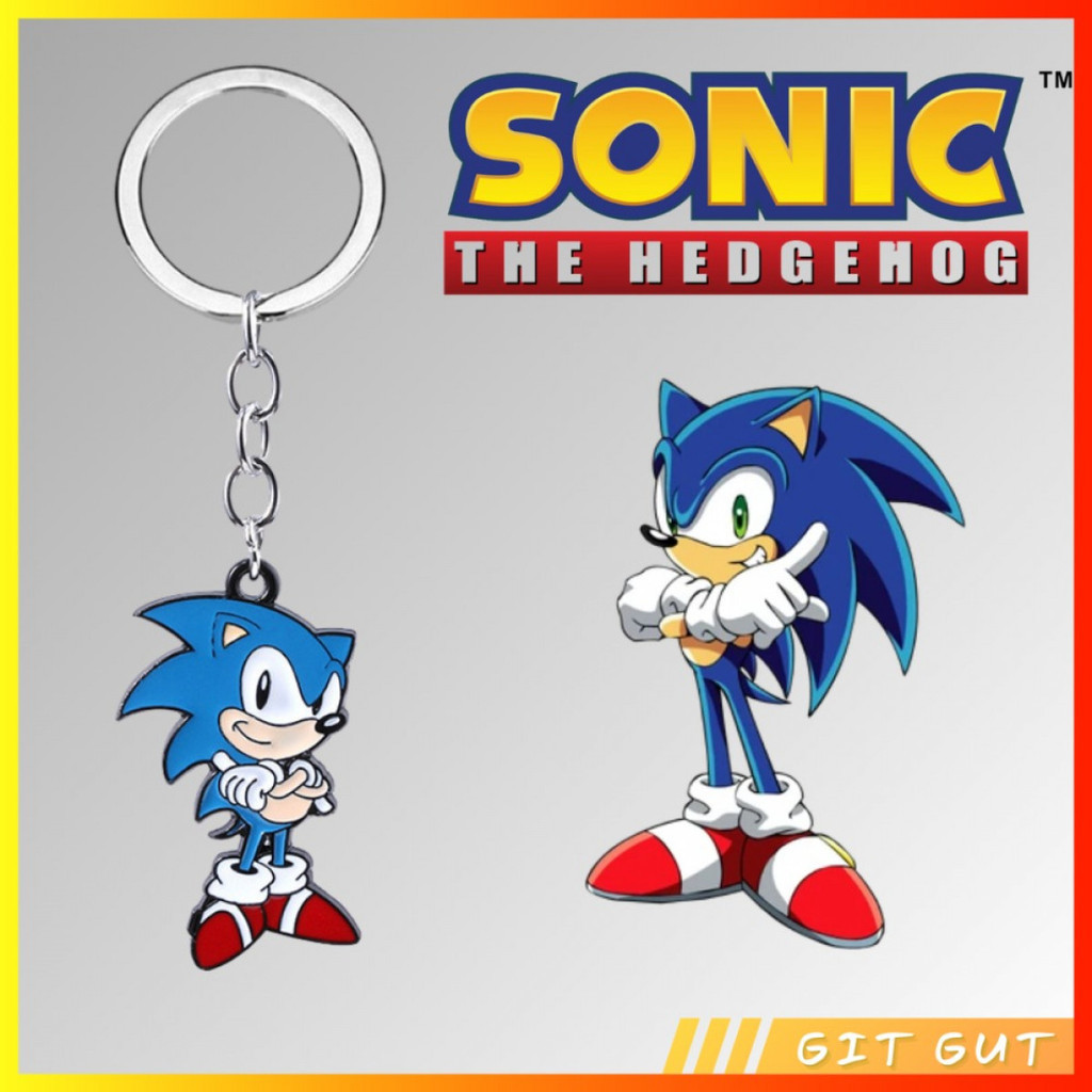 Jual Keychain Gantungan Kunci Sonic The Hedgehog | Shopee Indonesia