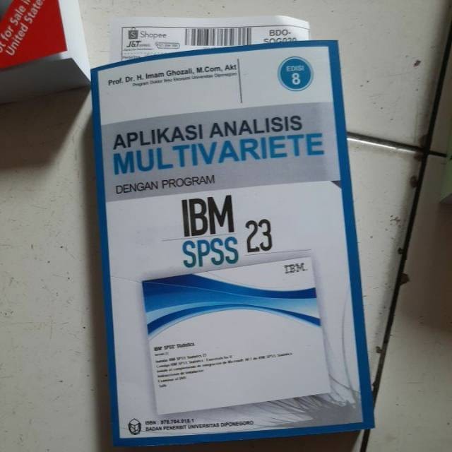 Jual Aplikasi analisis multivariete dengan program IBM SPSS 23 imam ...