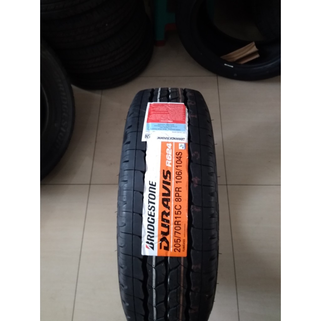 Jual Ban Mobil Bridgestone Duravis R624 ukuran 205/70 R15 8PR muatan ...