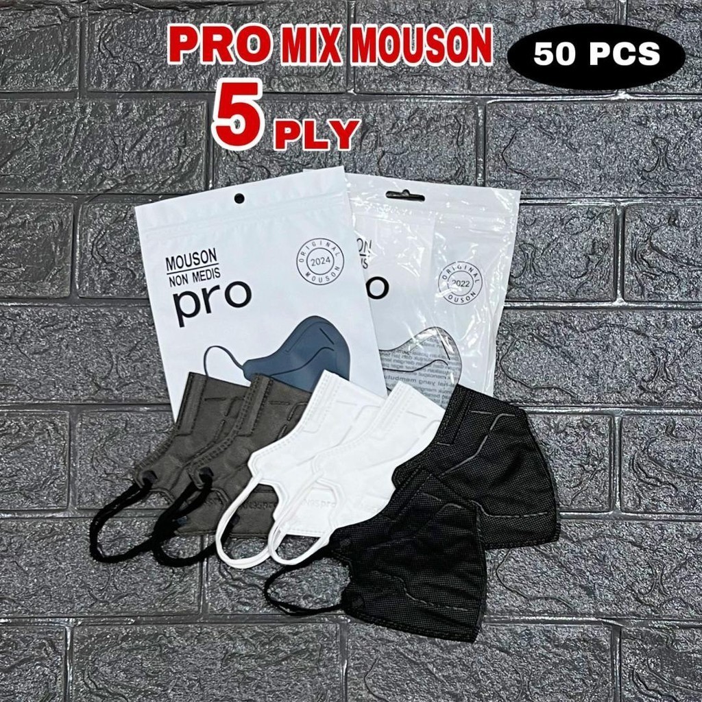 Jual MASKER KN95 PRO MOUSON ISI 50 PCS | Shopee Indonesia