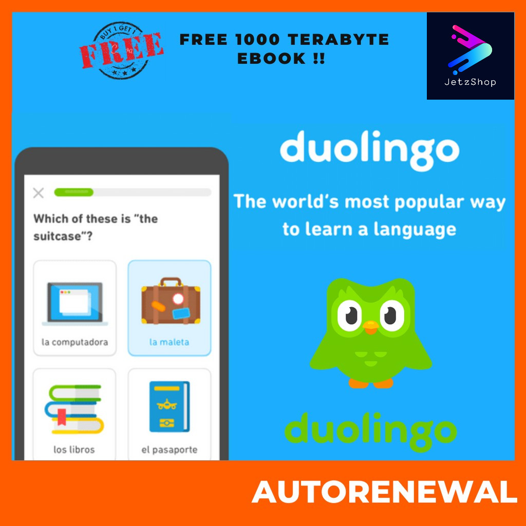 Jual Duolingo - Learn a language | Shopee Indonesia