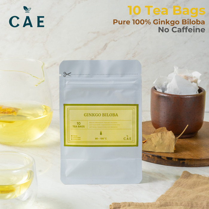 Jual GINKGO BILOBA 10 TEA BAGS Leaf Teh Daun Gingko Biloba Pat Ko ...