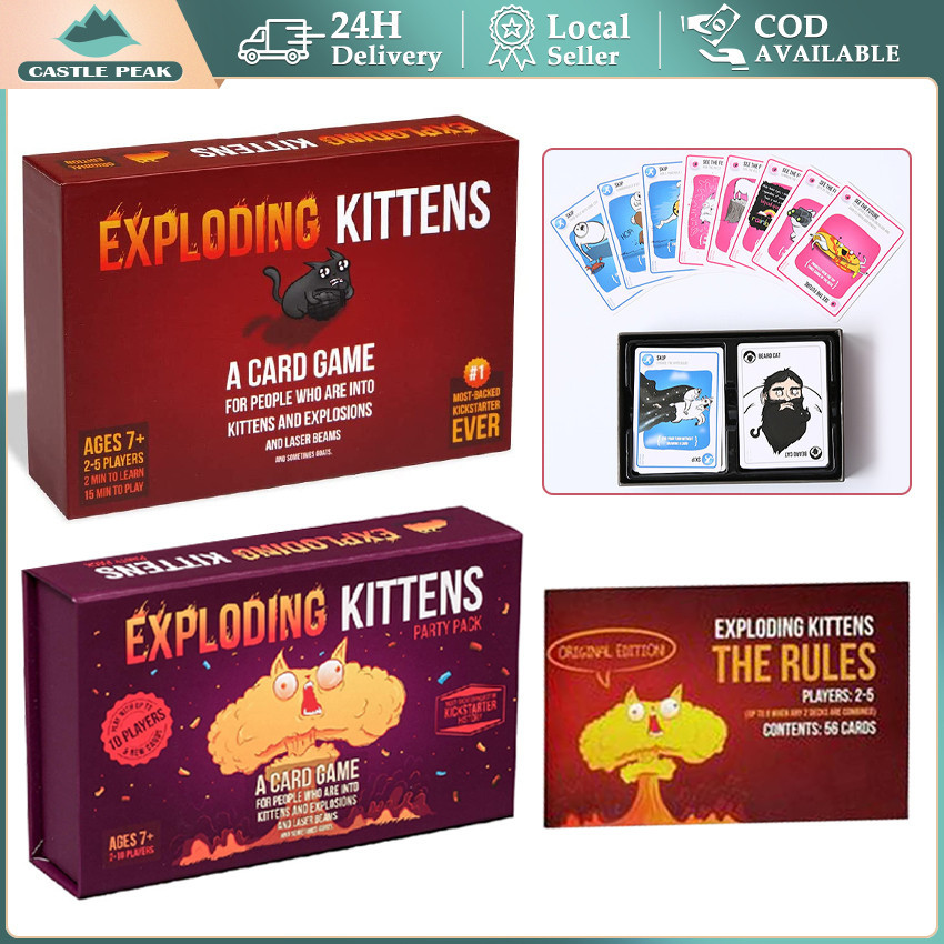 Jual Board Game Game Card Exploding Kittens / Exploding Kitten ...