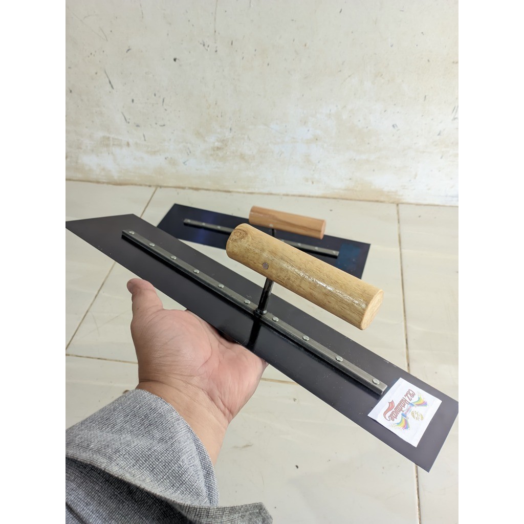 Jual Raskam Besi Baja 40cm Roskam Reskam Plat Karbon Trowel Epoxy Alat ...