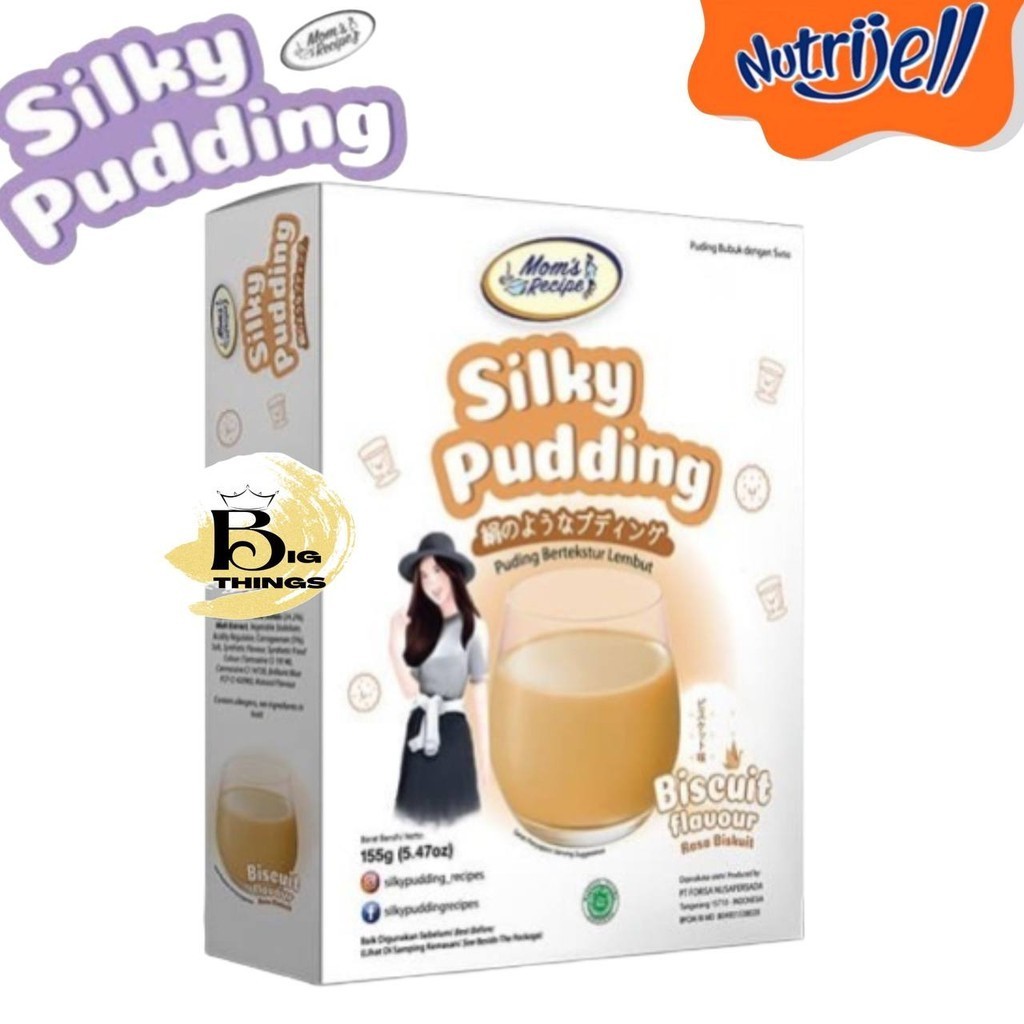 Jual SILKY PUDDING Biscuit 155g By Mom's Recipe 155g PUYO Puding Susu ...