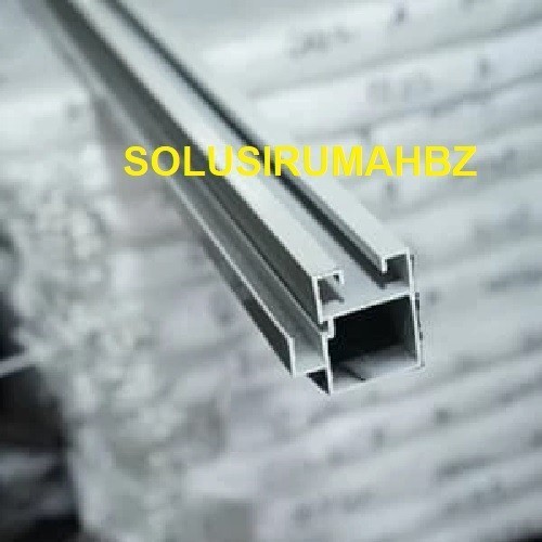 Jual per10cm potongan ALUMINIUM TIANG KAIT SILVER SLIDING WINDOWS ...