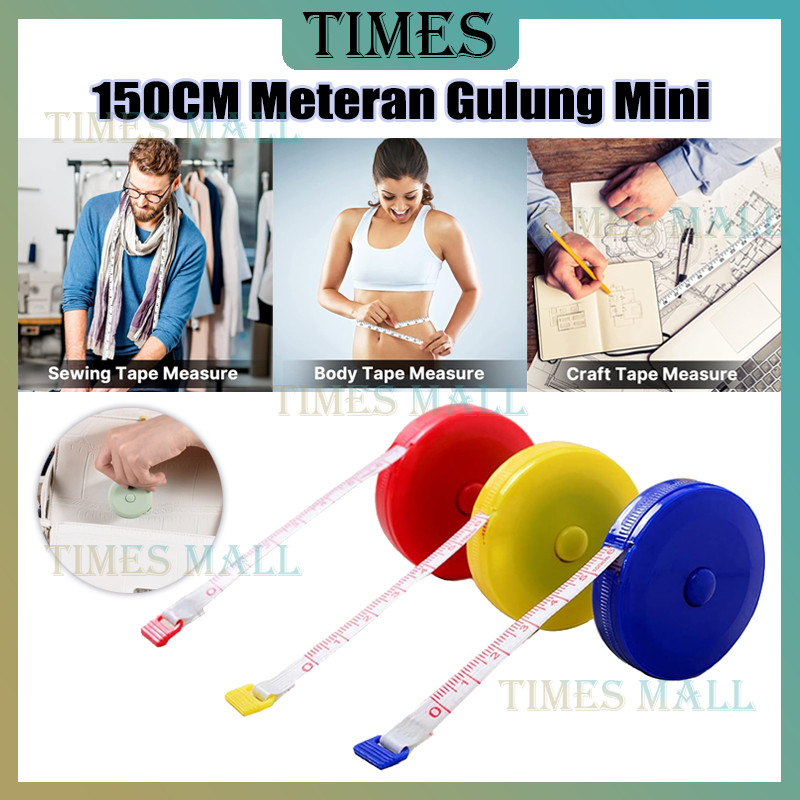 Jual Meteran Gulung Mini Putar Roll/Meteran Gulung Mini Roll Otomatis ...