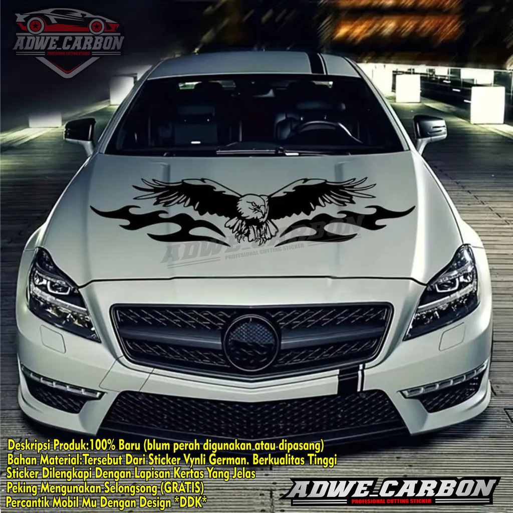 Jual STIKER KAP MOBIL STIKER MOTIF ELANG STICKER CAP EAGLE | Shopee ...