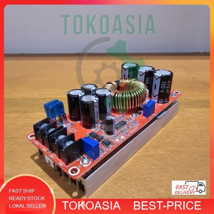 Jual 1200W 20A High Power DC-DC Step Up Power Module | Shopee Indonesia