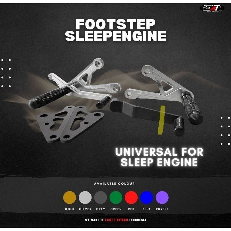 Jual FOOT STEP UNDERBONE BEBEK SLEEP ENGINE FizR Vega R Jupiter Z ...