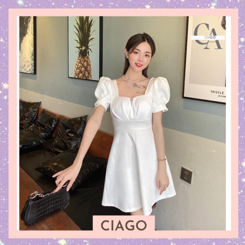Jual Ciago Fashion Dress Pesta Kondangan Simpel Casual BKK2 | Shopee ...
