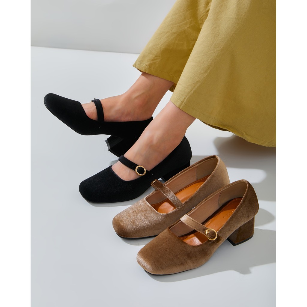 Jual Vimemo Zora Heels - Sepatu Mary Jane Heels 5cm | Shopee Indonesia