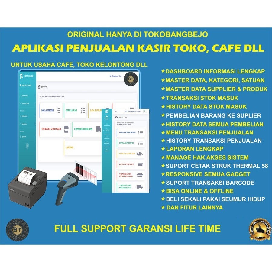 Jual APLIKASI PENJUALAN KASIR POS INVENTORY TOKO KELONTONG TOKO HAPE ...