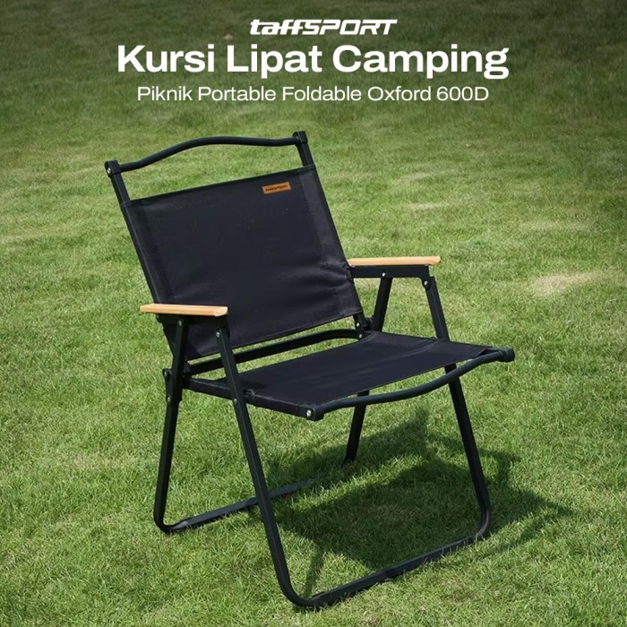 Jual Kursi Lipat Camping Piknik Portable Oxford 600D L - YH6 TaffSPORT Folding Chair | Shopee ...
