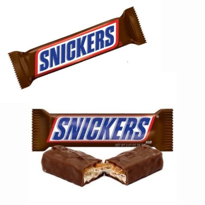 Jual SNICKERS Coklat dengan kacang karamel dan nougat bersalut coklat ...