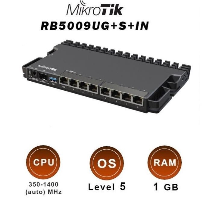 Jual Promo Mikrotik Rb5009Ug+S+In Rb5009 Router Rb5009Ug | Shopee Indonesia