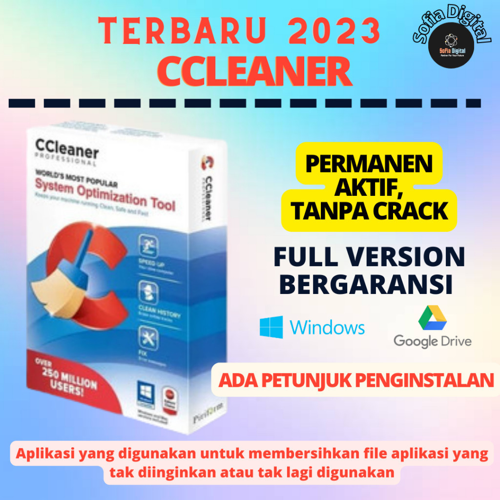 Jual CCleaner Pro v6.15 (LIFETIME-TERBARU) | Shopee Indonesia